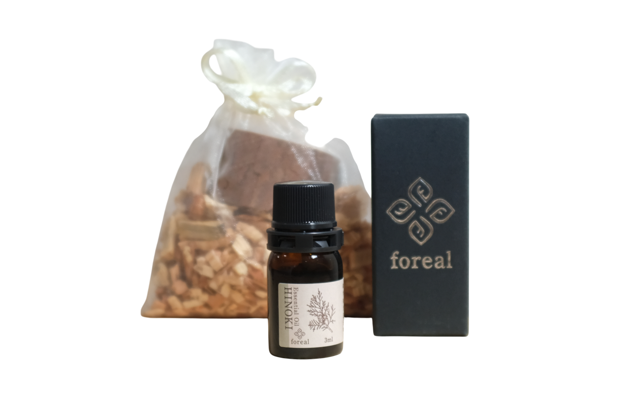 HINOKI Essential Oil + Natural Hinoki Diffuser